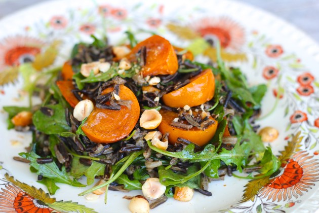 Grilled Persimmon & Wild Rice Salad – highgate hill kitchen