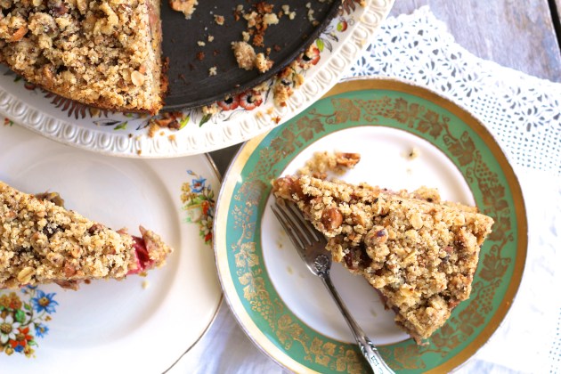 Rhubarb & Hazelnut Crumble Cake – highgate hill kitchen
