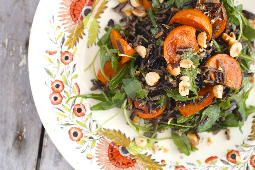 Grilled Persimmon & Wild Rice Salad – highgate hill kitchen