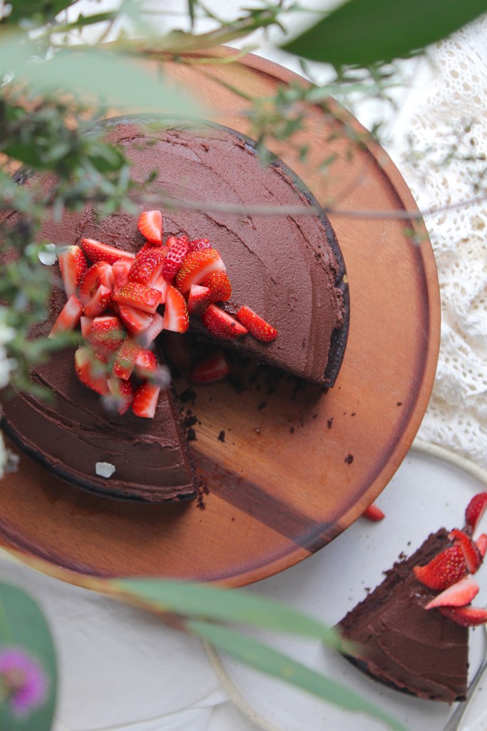 Chocolate Cake with Cocoa-Tahini Frosting – highgate hill kitchen