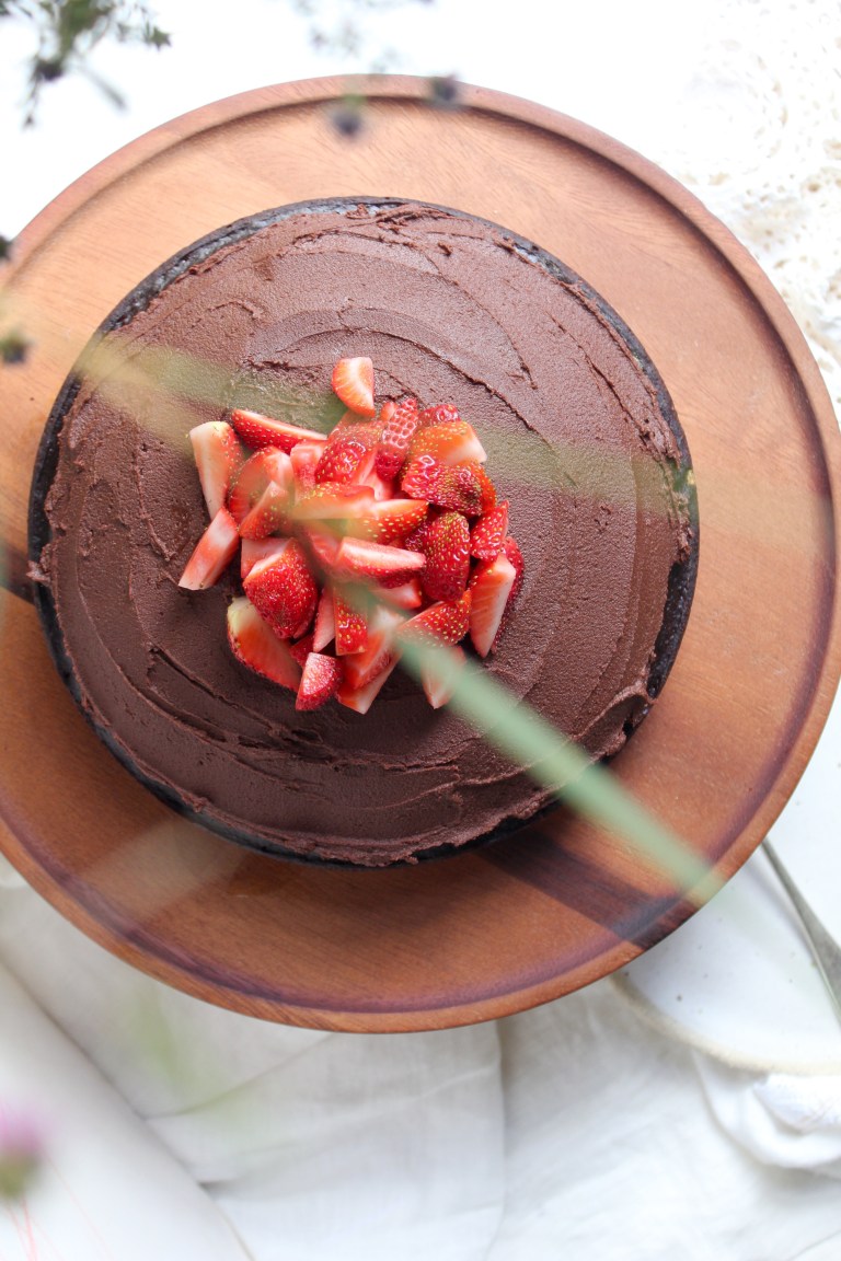 Chocolate Cake with Cocoa-Tahini Frosting – highgate hill kitchen